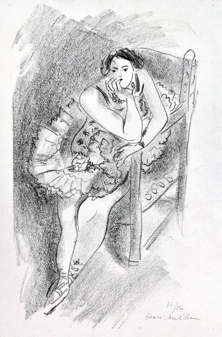 Henri Matisse - Danseuse au fauteuil en bois, from Dix Danseuses, 1925 ...
