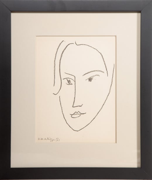 Henri Matisse - Head of a Woman, Lithograph by Henri Matisse For Sale ...