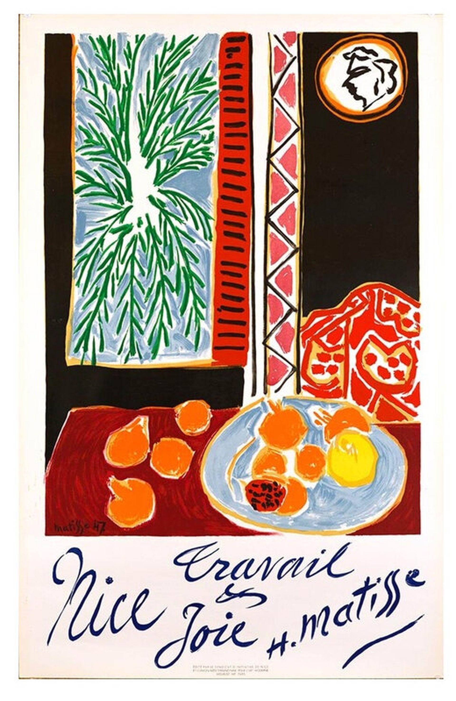 Henri Matisse - Nice Travail and Joie (1947/1990s) By Henri Matisse For ...