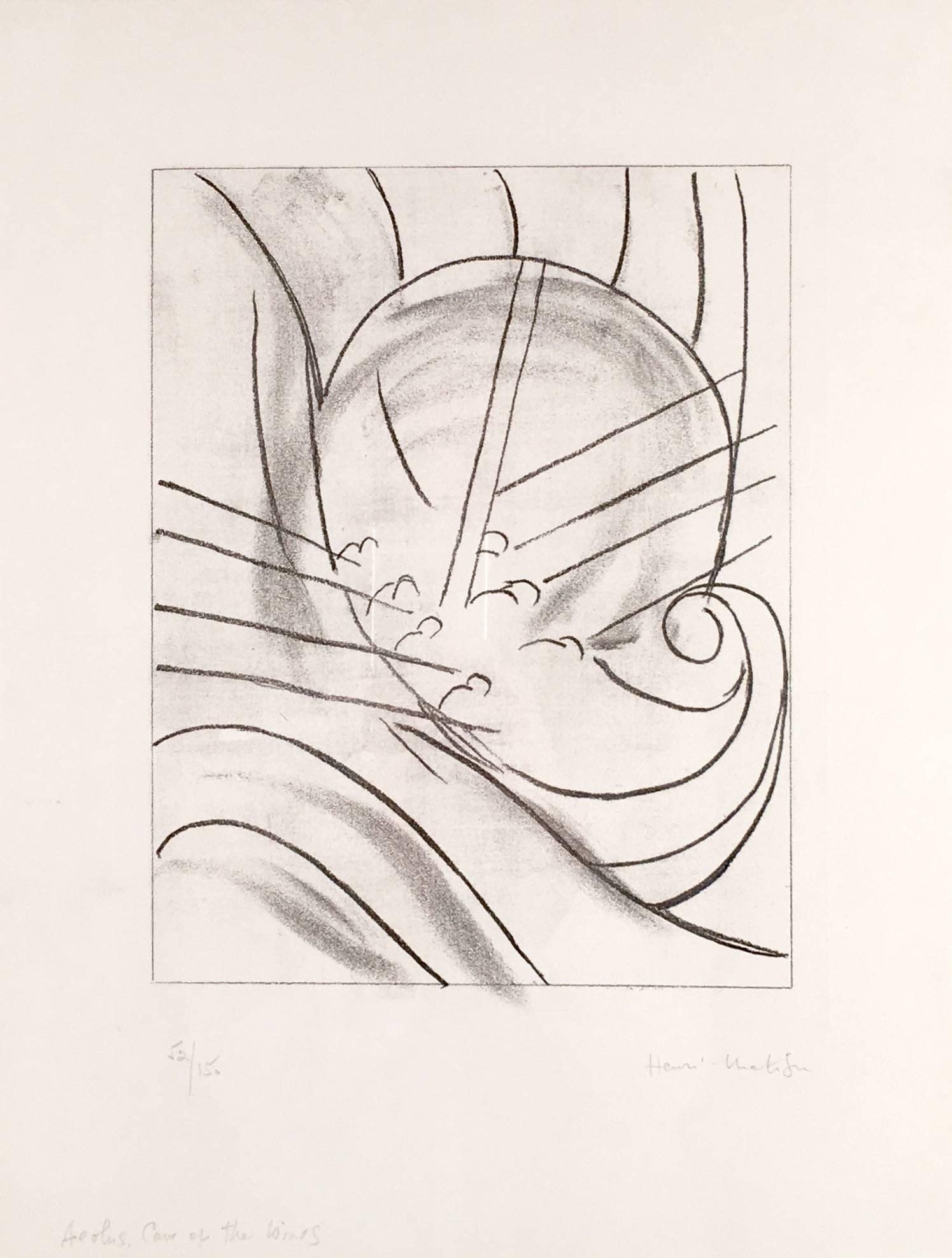 Anne Walker - Leaf - Original Etching by Anne Walker - Late 20th ...