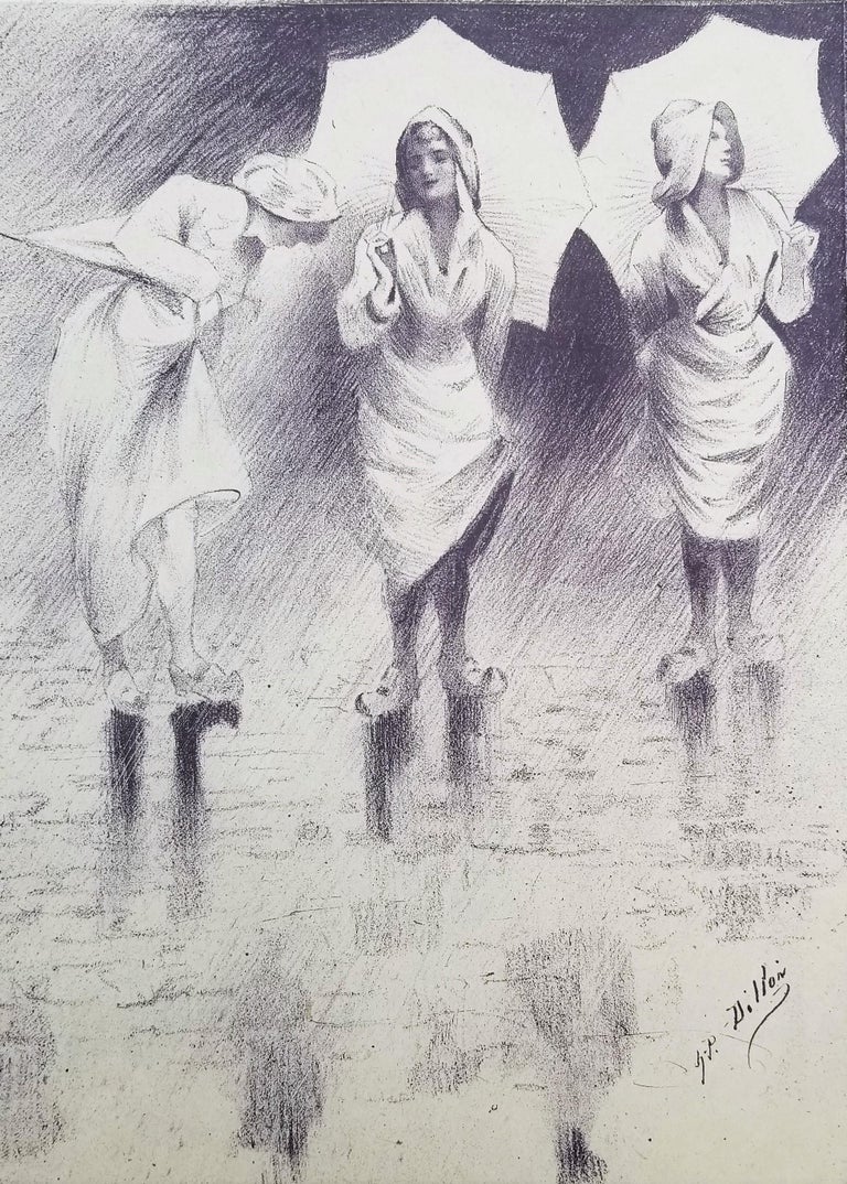 Henri Patrice Dillon - Pluviose (Rainfall) For Sale at 1stDibs