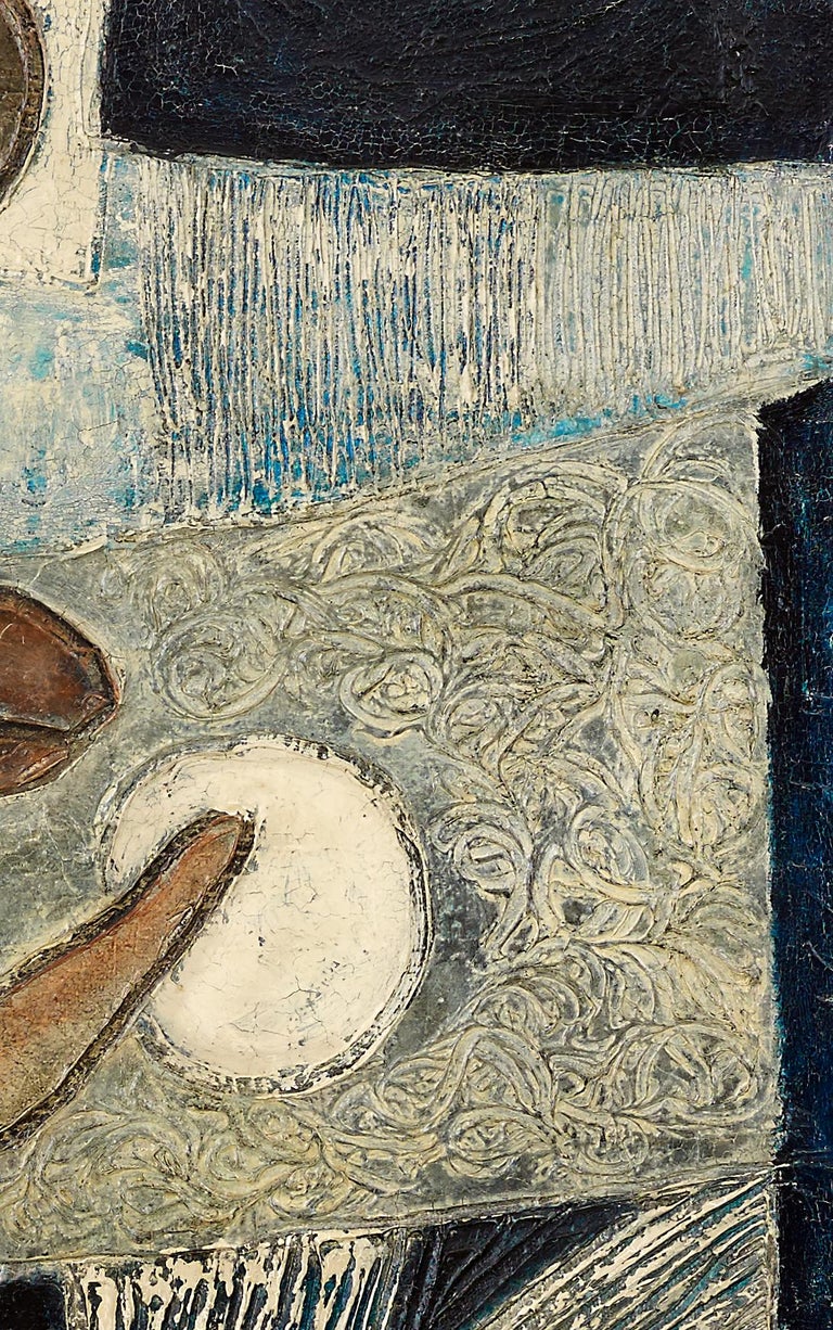 Henri Ren - 'The Painting Palette' Abstract 20th Century painting of a ...