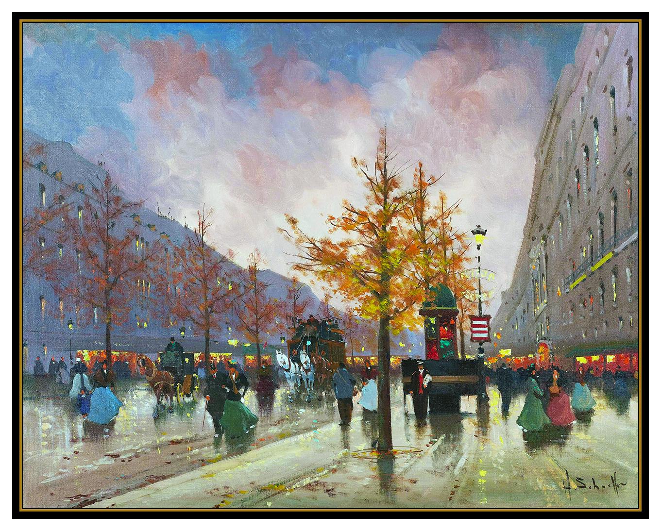 Henri Schäfer - Henri Schaeffer Original Oil Painting On Canvas Paris ...