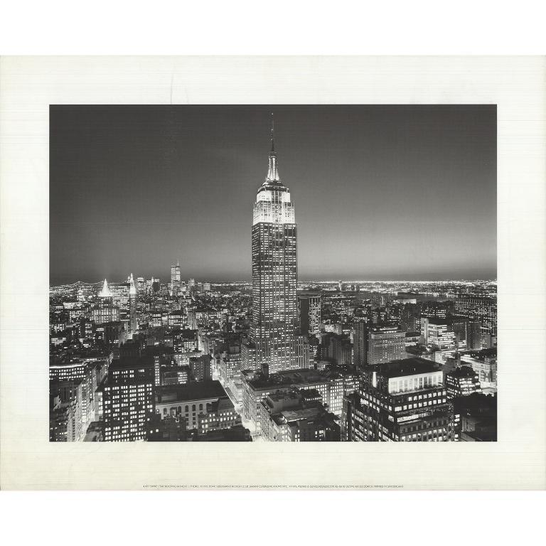 Henri Silberman 'Empire State Building at Night' 1996- Offset ...