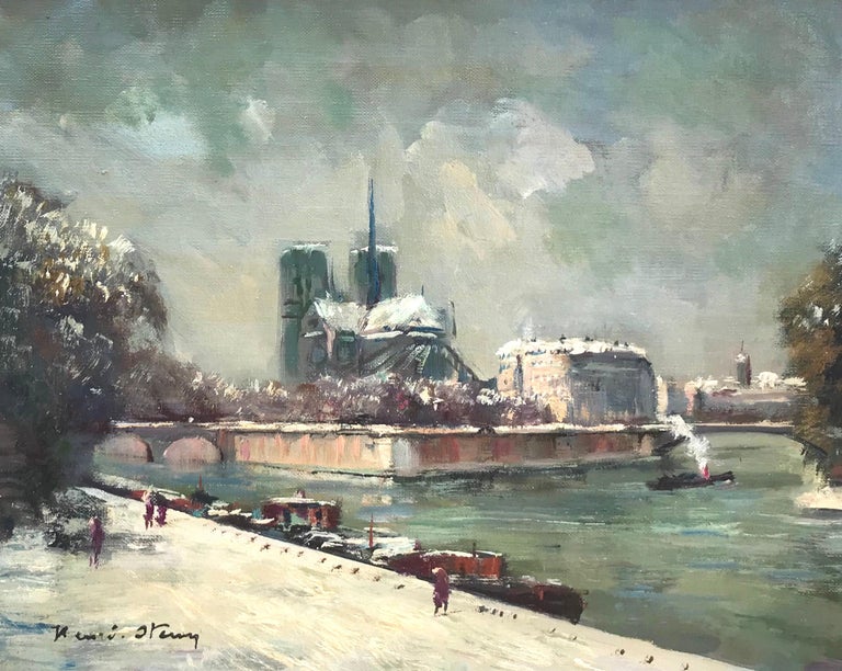 Henri Stenn - “Notre Dame dans la Neige” (Notre Dame in the Snow) For ...