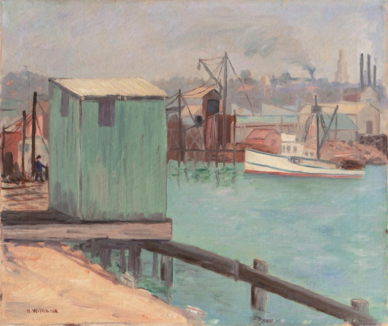 Henrietta Williams - 'Old San Diego Harbor', California Woman Artist ...