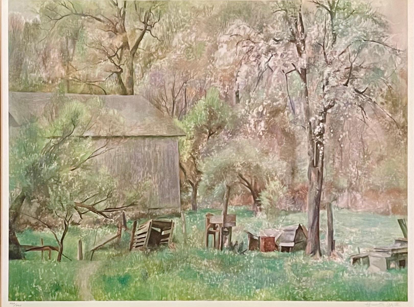 Zeev Raban - Rare Judaica Chevron Bezalel Zeev Raban Chromolithograph ...