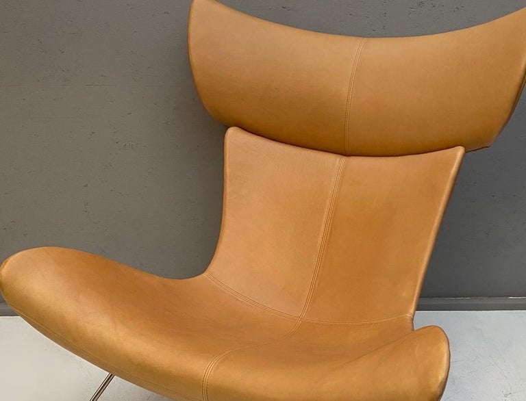 Henrik Pedersen "Imola" Lounge Chair Leather at 1stDibs