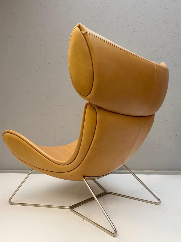 Henrik Pedersen "Imola" Lounge Chair Leather at 1stDibs