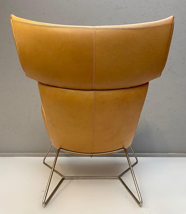 Henrik Pedersen "Imola" Lounge Chair Leather at 1stDibs