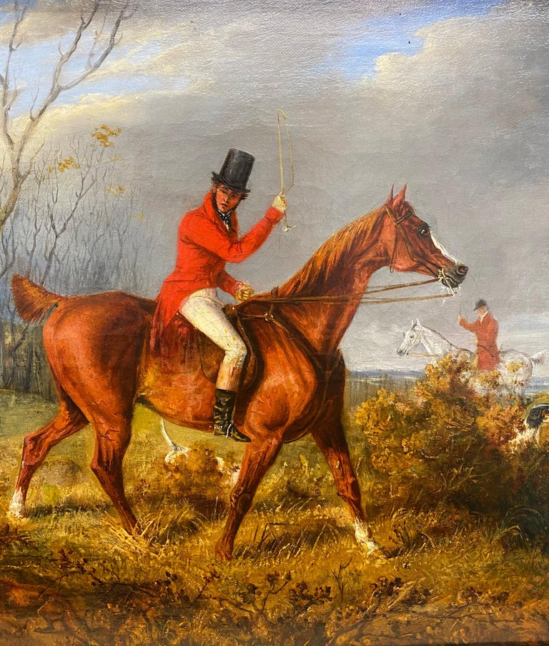 Henry Alken - 'The Huntsman" - A gentleman hunting on horseback at 1stDibs
