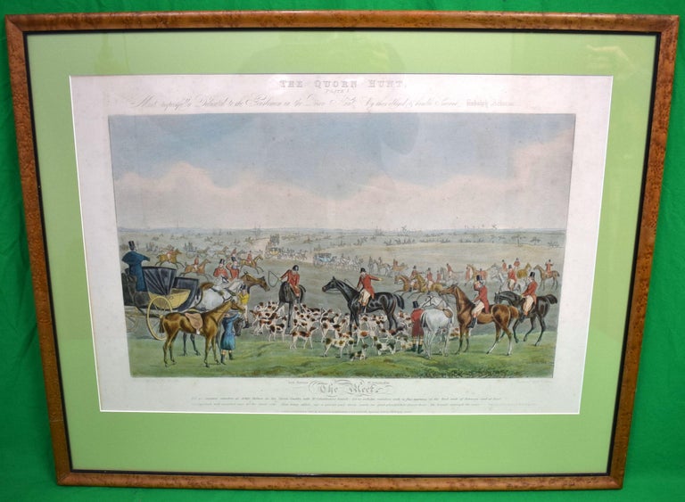 Henry Alken - "The Quorn Hunt The Meet Plate 1" By Henry Alken 1835 ...