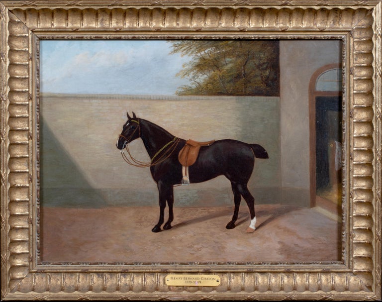 Henry Bernard Chalon - Portrait Of A Horse, 19th Century at 1stDibs