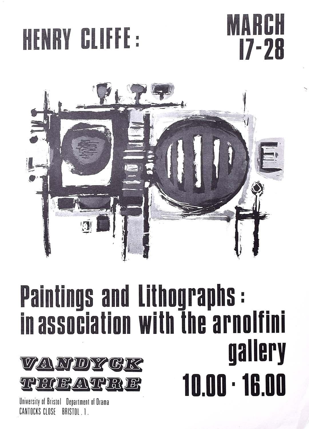 Henry Cliffe - Henry Cliffe (1919-1983) Arnolfini Gallery Exhibition of ...