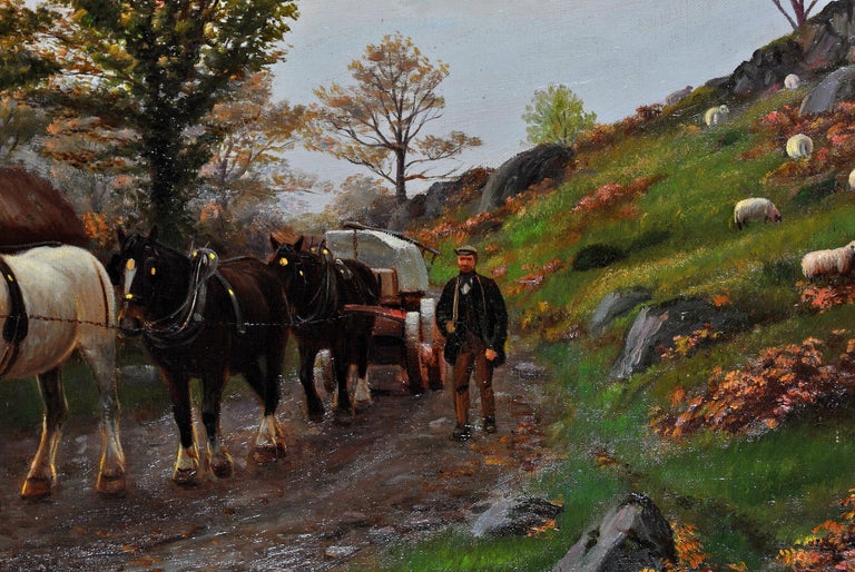 Henry Crowther - Llanelwedd Quarry, Builth Wells - Large Antique Wales ...