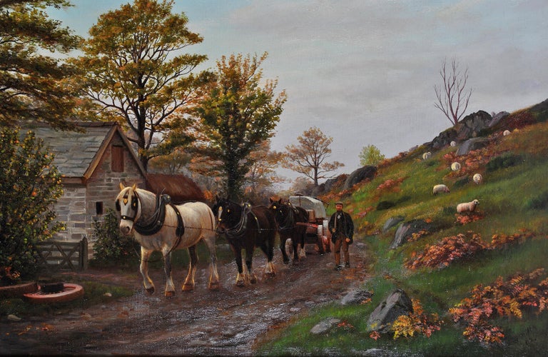 Henry Crowther - Llanelwedd Quarry, Builth Wells - Large Antique Wales ...