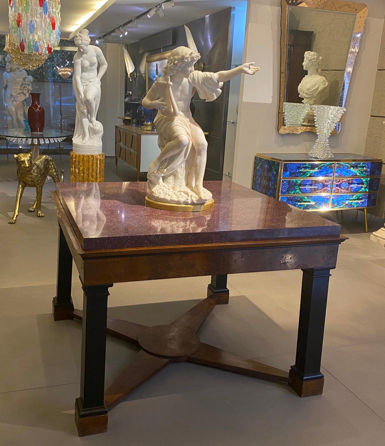 Henry Dasson - ORPHEUS Neoclassical White Marble Sculpture 19' Century ...