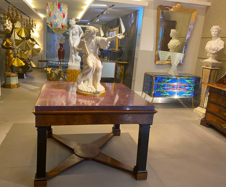 Henry Dasson - ORPHEUS Neoclassical White Marble Sculpture 19' Century ...