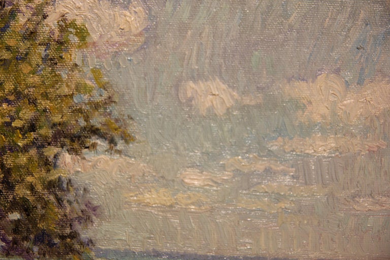 Henry David Potwin - “Cliffside” Contemporary Impressionist Seaside ...