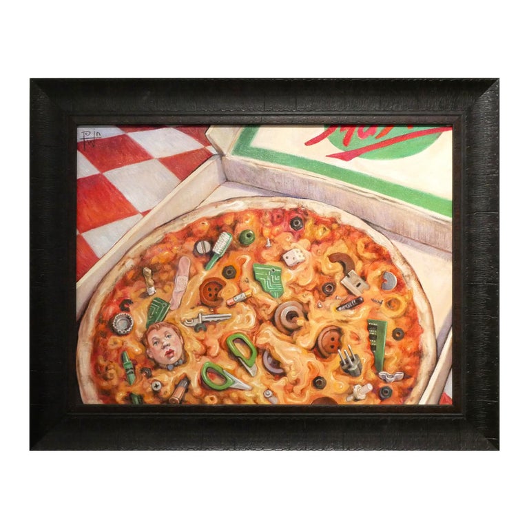 Henry David Potwin - "Junk Food (Pizza)" Contemporary Surrealist Still ...