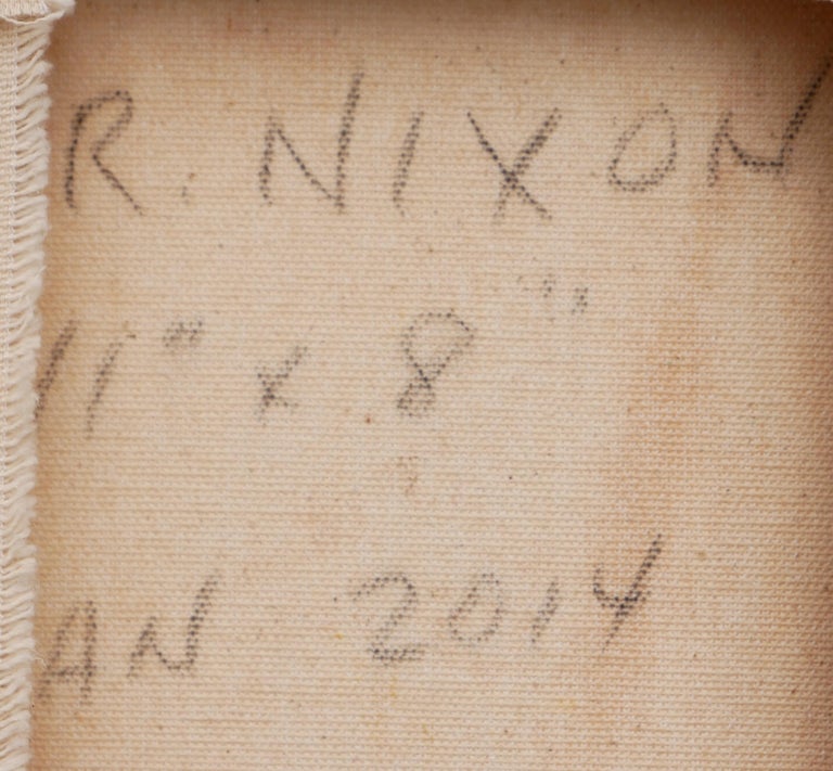 Henry David Potwin - "Mr. Nixon" Contemporary Pastel Yellow and Purple ...