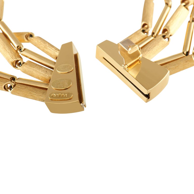 Henry Dunay 18K Yellow Gold Multi-Strand Necklace For Sale at 1stDibs