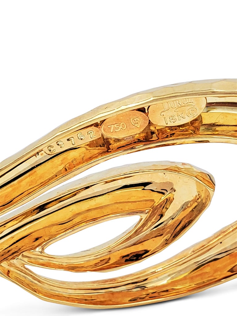 Henry Dunay Hammered Gold Pin Lot at 1stDibs