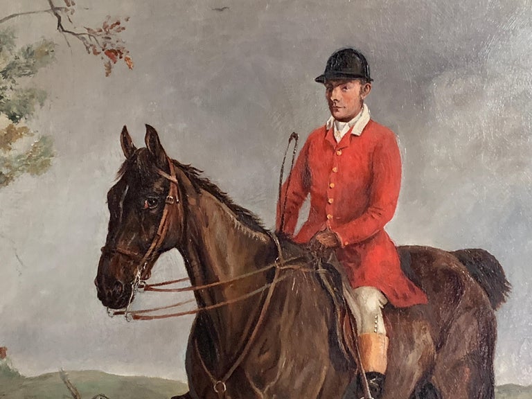 Henry Frederick Lucas Lucas - Horse and Huntsman in a landscape ...