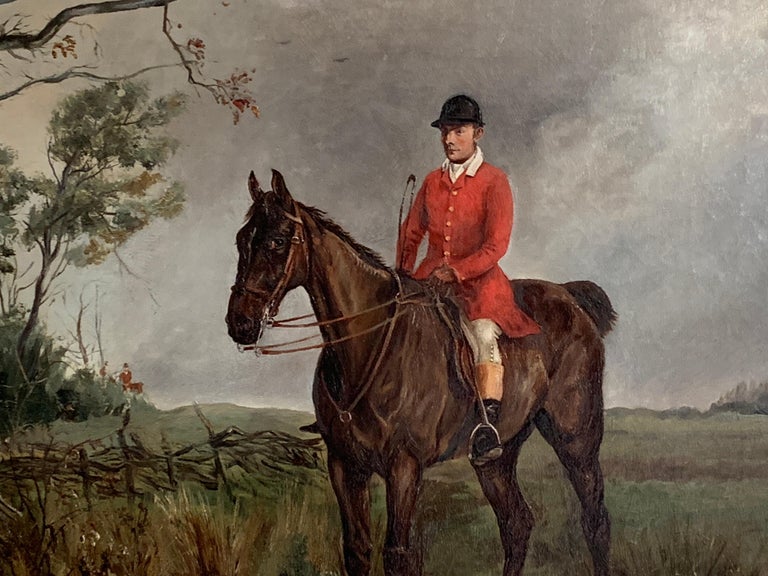 Henry Frederick Lucas Lucas - Horse and Huntsman in a landscape ...