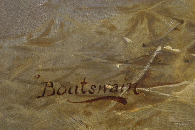 Henry Frederick Lucas Lucas - Horse portrait oil painting of a bay ...