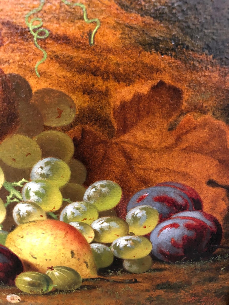 Henry George Todd - Still Lives With Grapes - A Pair Of Still Life Oil ...