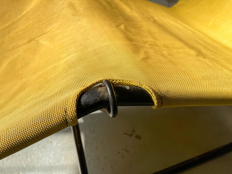 Henry Glass Prototype "Sling-Line" Folding Chaise For Sale at 1stDibs