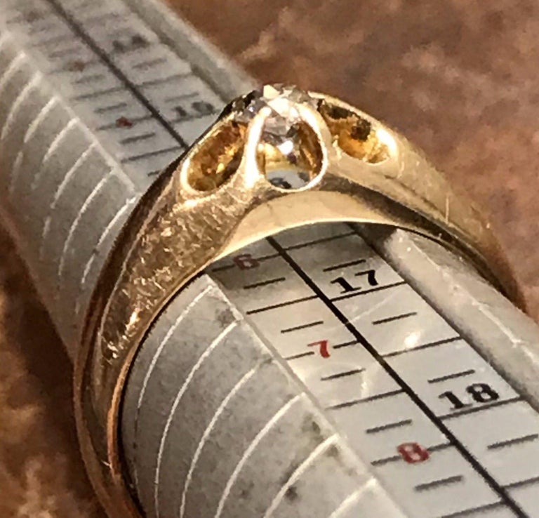 Henry Griffith and Sons 18 Carat Gold Vintage Solitaire Diamond Claw ...
