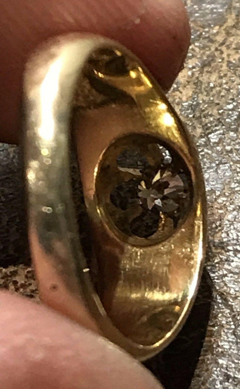 Henry Griffith and Sons 18 Carat Gold Vintage Solitaire Diamond Claw ...