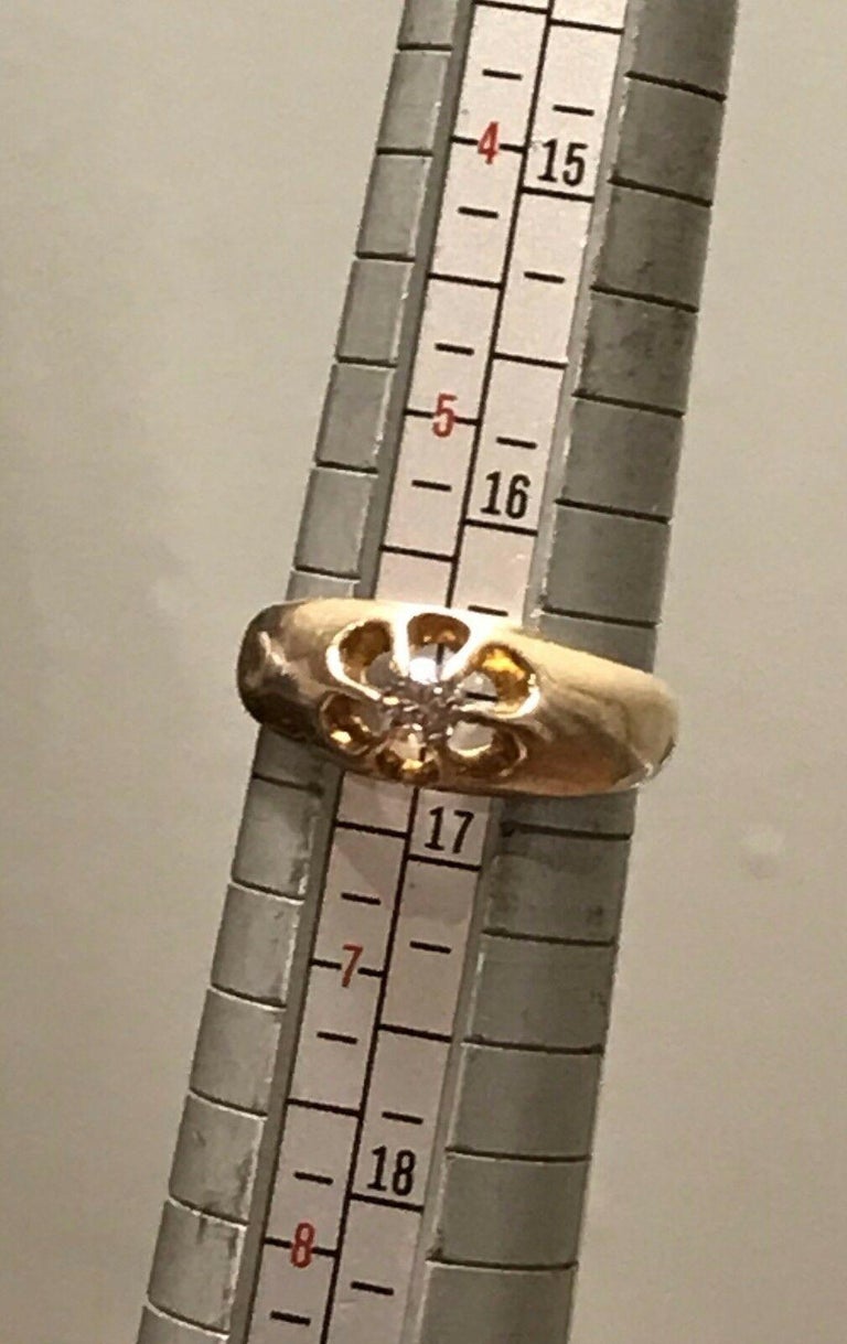 Henry Griffith and Sons 18 Carat Gold Vintage Solitaire Diamond Claw ...