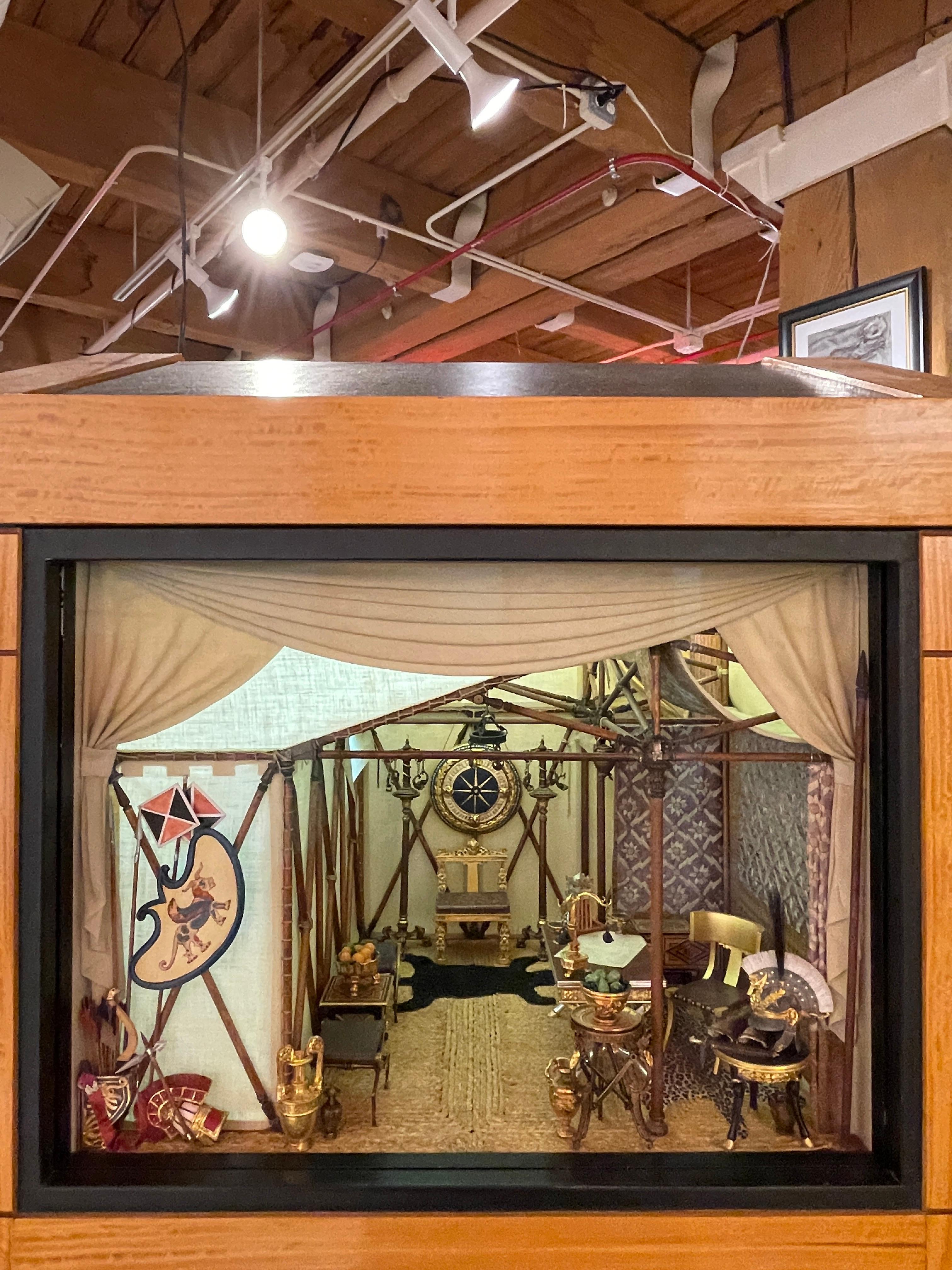 Alexander The Great's Siege Tent, Halicarnassus, ca. 333 BC, Miniature ...