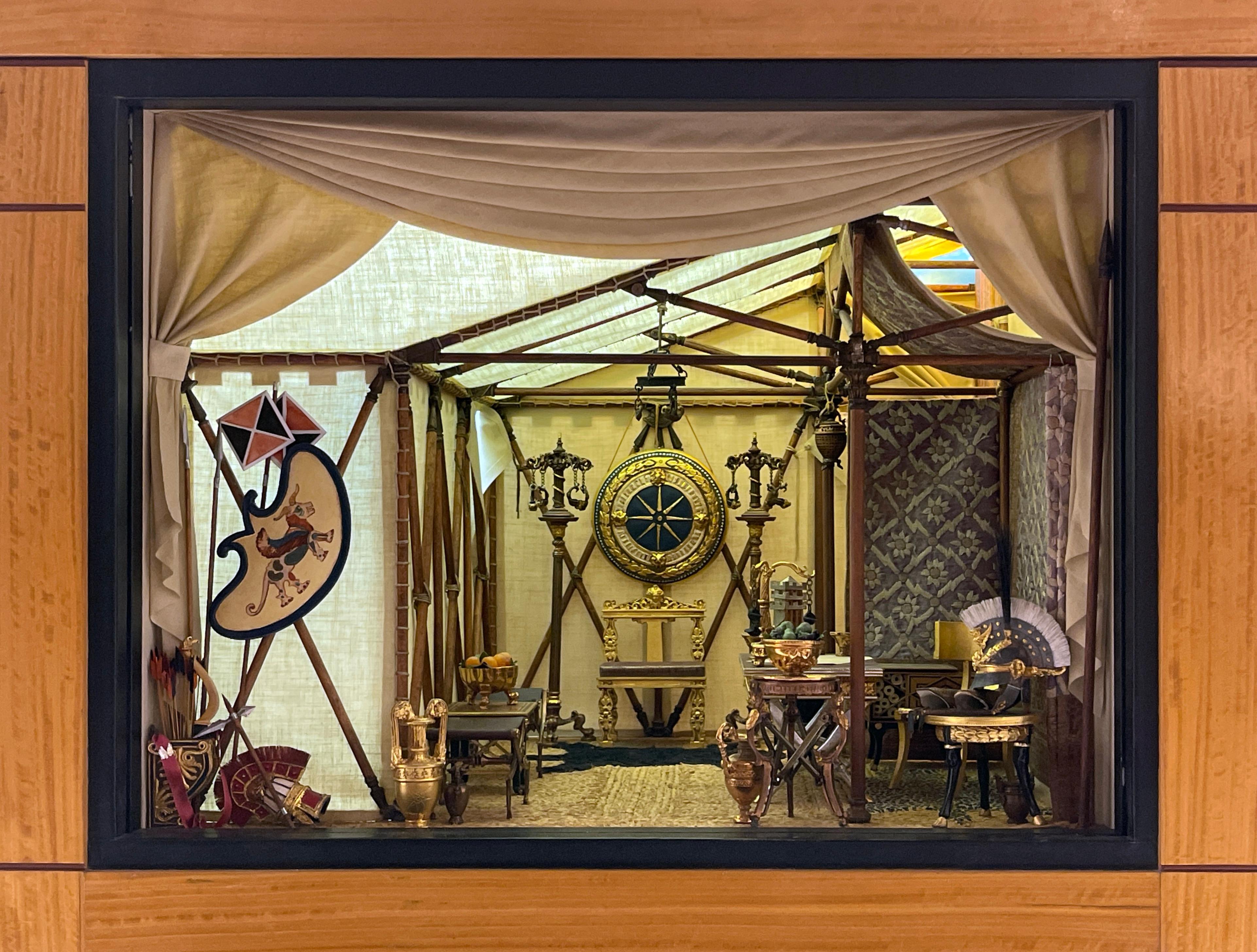 Alexander The Great's Siege Tent, Halicarnassus, ca. 333 BC, Miniature ...