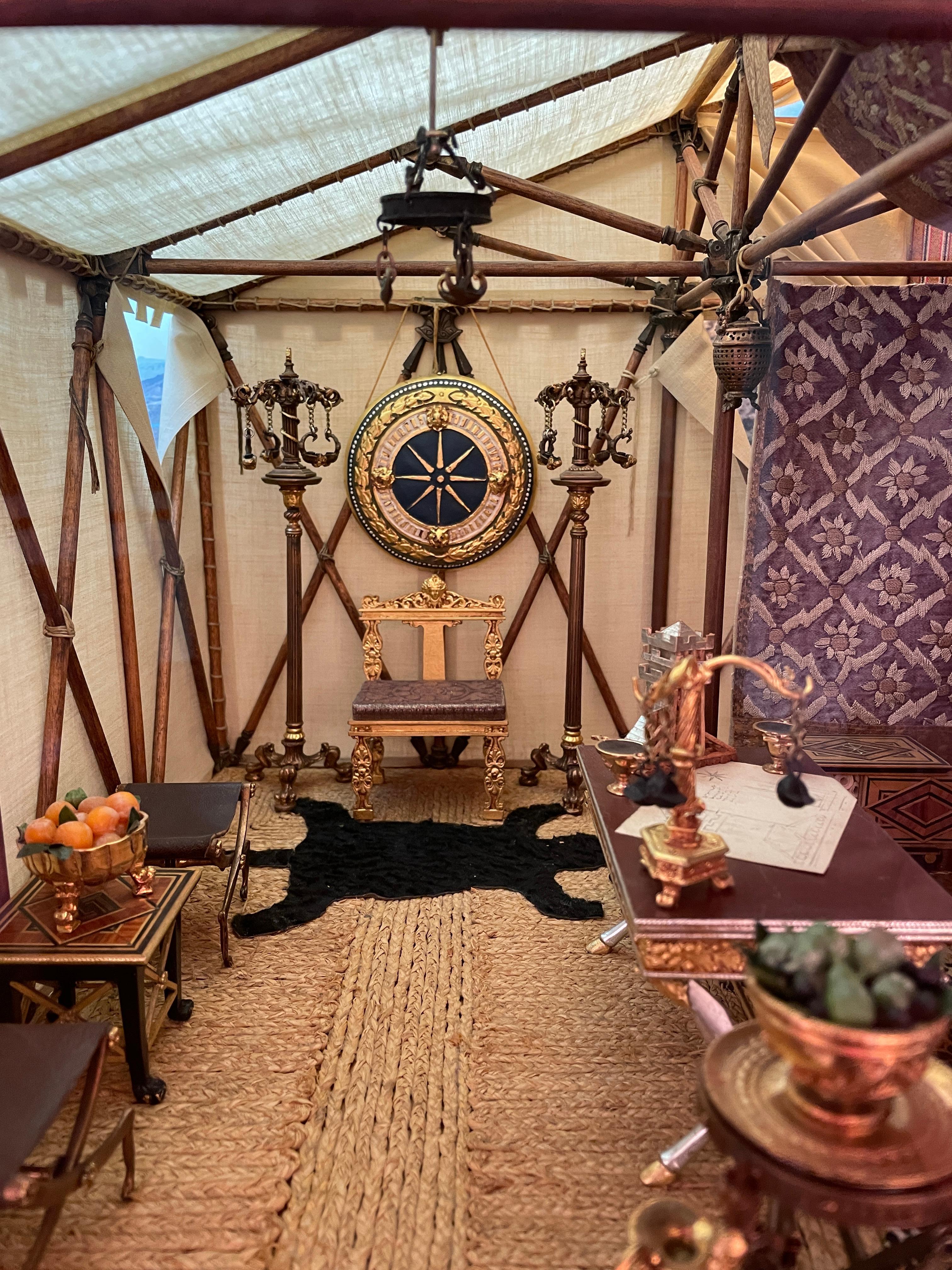 Alexander The Great's Siege Tent, Halicarnassus, ca. 333 BC, Miniature ...