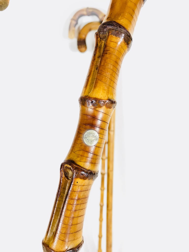 Henry Howell and Co. London Antique Bamboo Walking Stick, 1920s ...