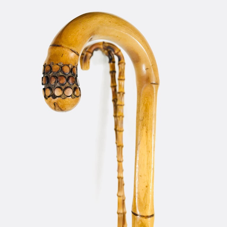 Henry Howell and Co. London Antique Bamboo Walking Stick, 1920s ...