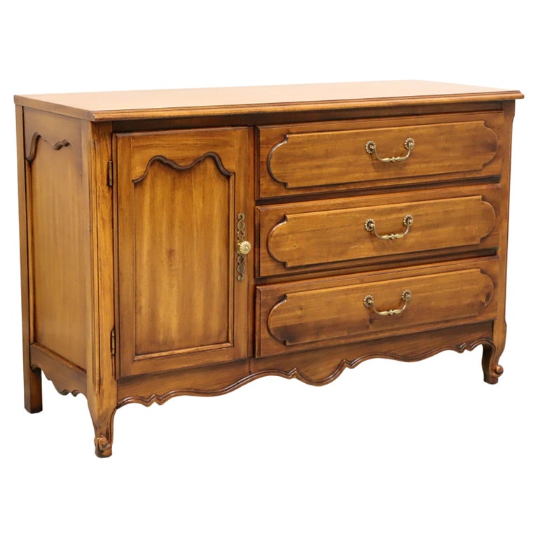 HENRY LINK Margaux Collection Cherry French Country Louis XV Double ...