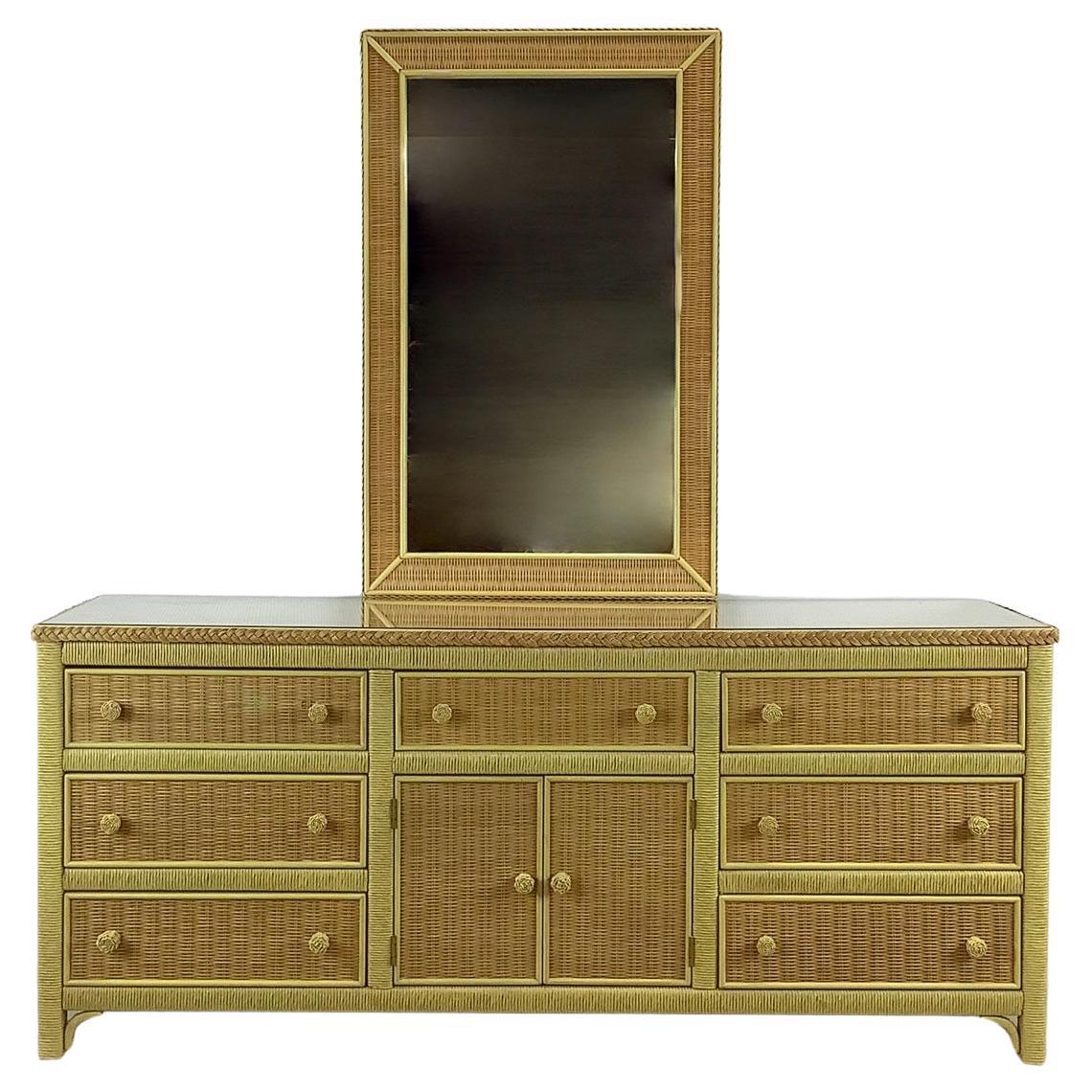 Henry link wicker dresser store