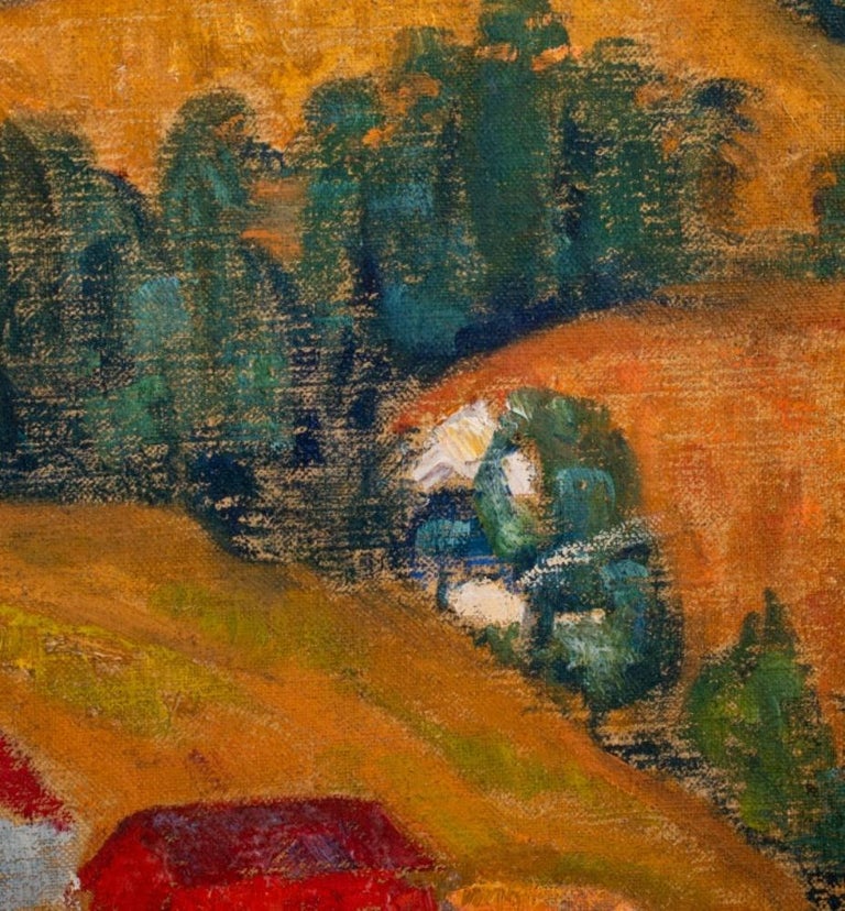 Henry McCarter Landscape Oil on Canvas at 1stDibs