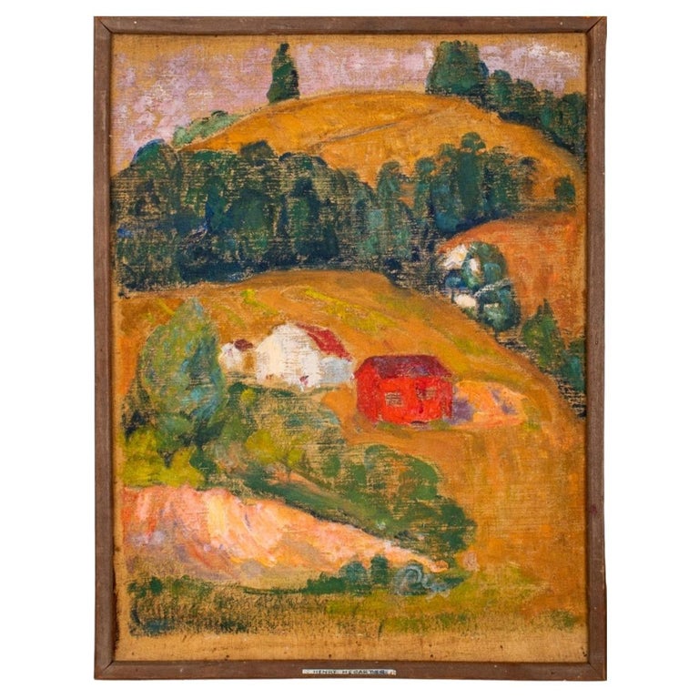 Henry McCarter Landscape Oil on Canvas at 1stDibs
