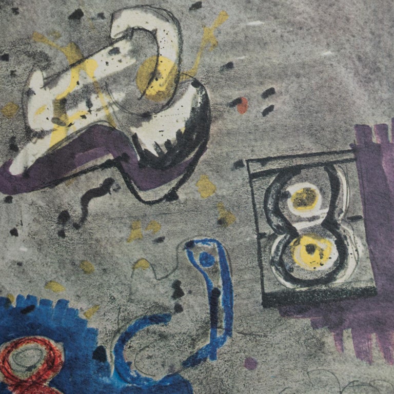 Henry Moore Color Lithography, circa 1971 For Sale at 1stDibs