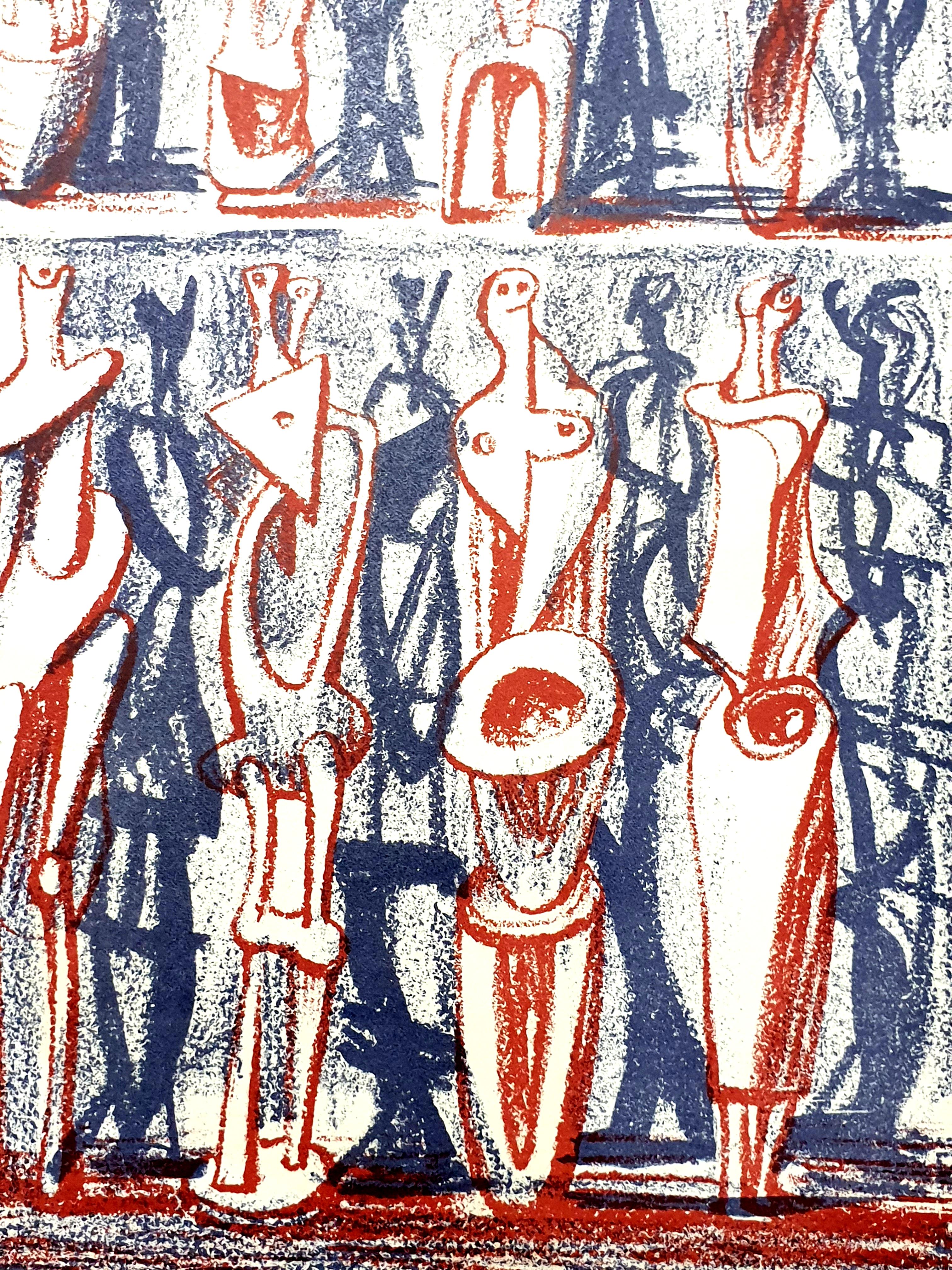 Henry Moore - Henry Moore - Original Lithograph at 1stDibs