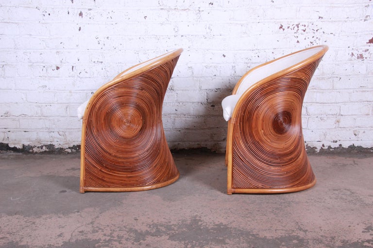 Midcentury Bamboo Dining Set In The Manner Of Henry Olko, circa 1978 at ...