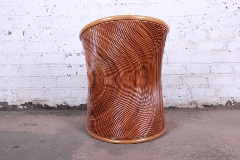 Midcentury Bamboo Dining Set In The Manner Of Henry Olko, circa 1978 at ...