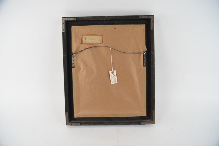 Henry Orlik, "State Police" Acrylic on Glass, 1970 For Sale at 1stDibs