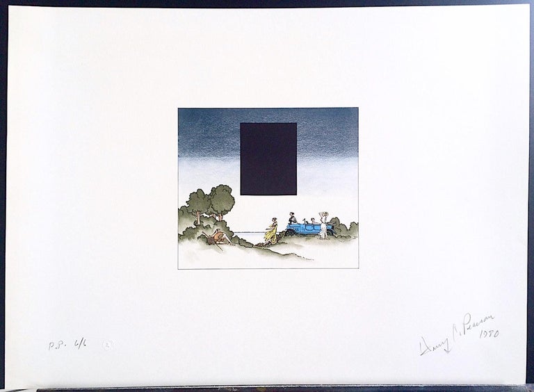 Henry Pearson - JUDGEMENT OF PARIS 1924 LAGONDA Signed Lithograph ...